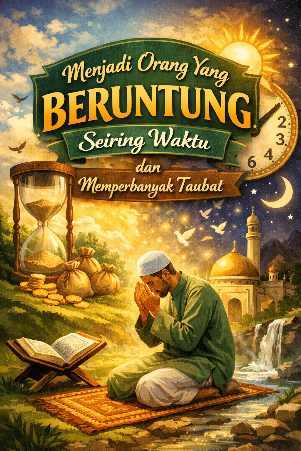 Menjadi Orang Yang Beruntung Seiring Waktu dan Memperbanyak Taubat ...